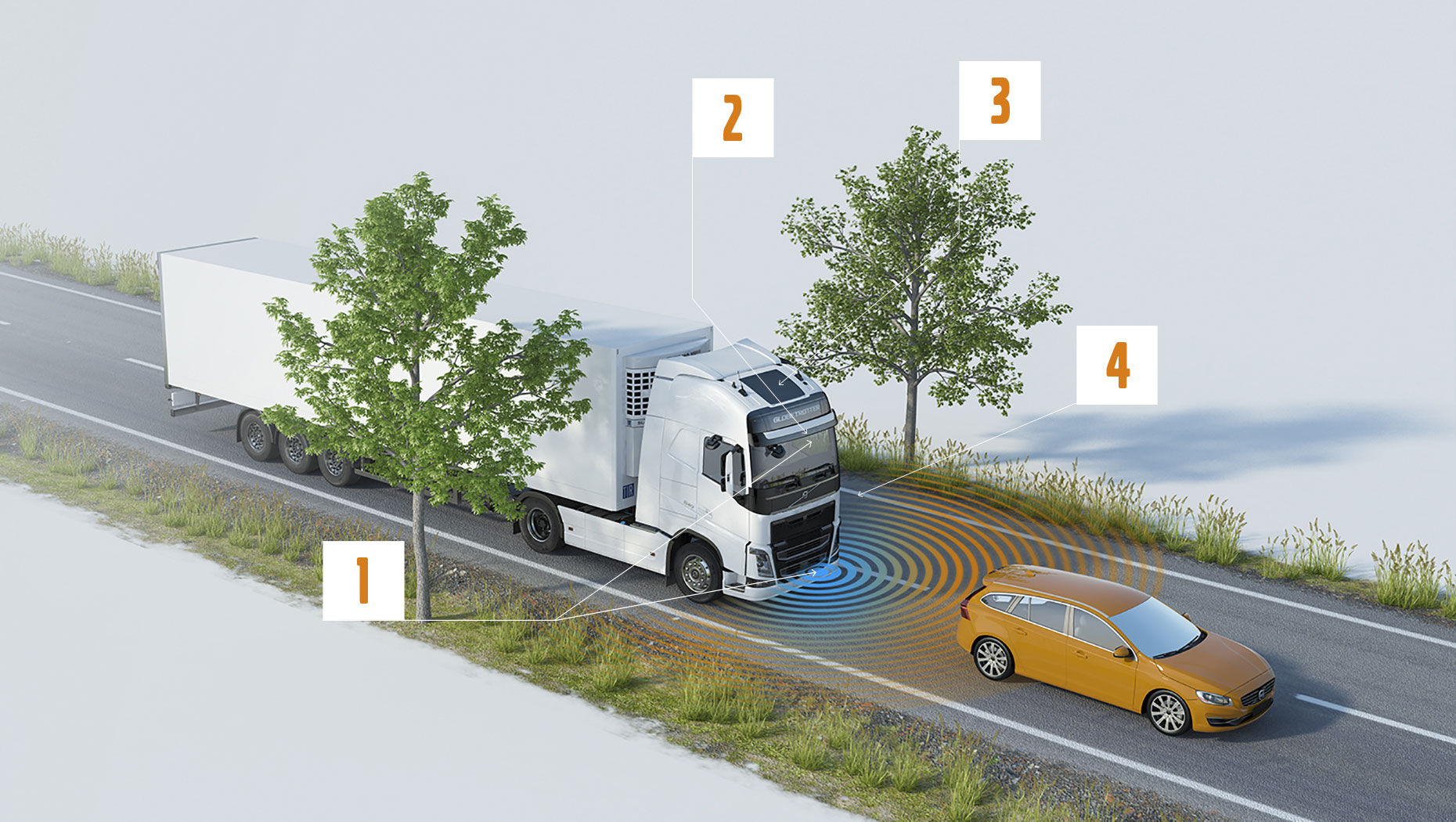 How Emergency Brake works | Volvo Trucks Magazine